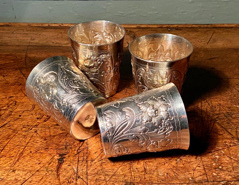 18th Century Russian Silver Beakers For Sale at 1stDibs