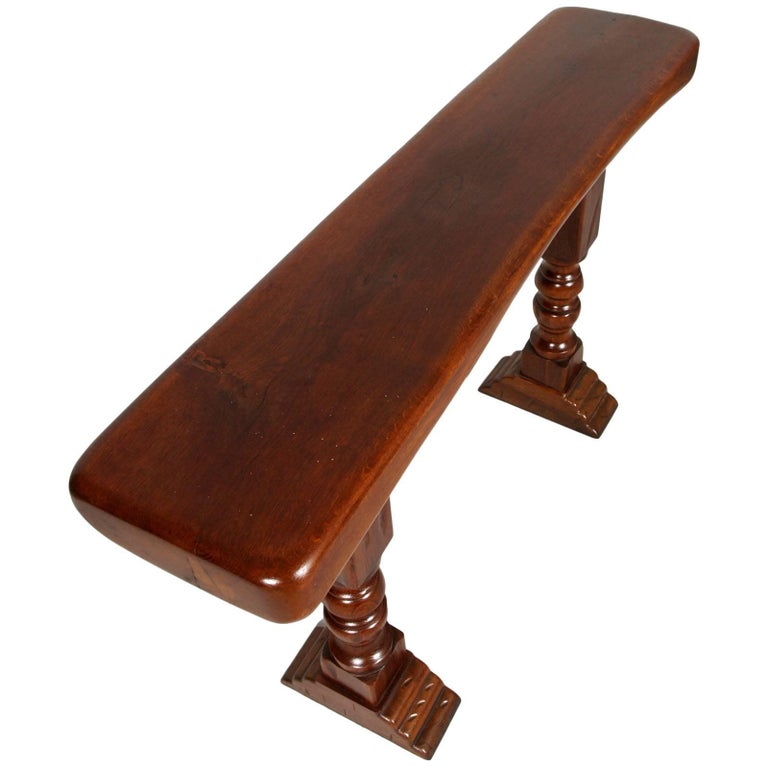 18th Century Rustic Console Balustrade, Chestnut Restored and Polished ...