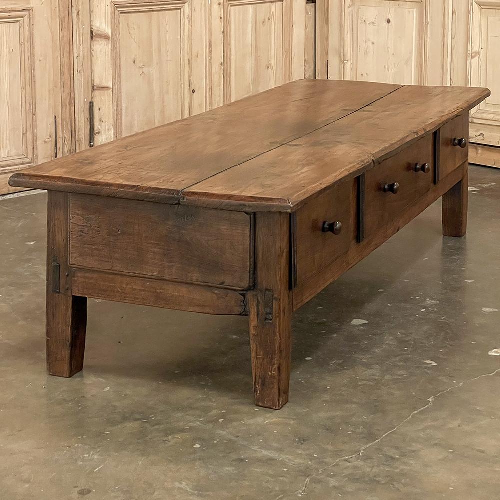 18th Century Rustic Country French Coffee Table at 1stDibs