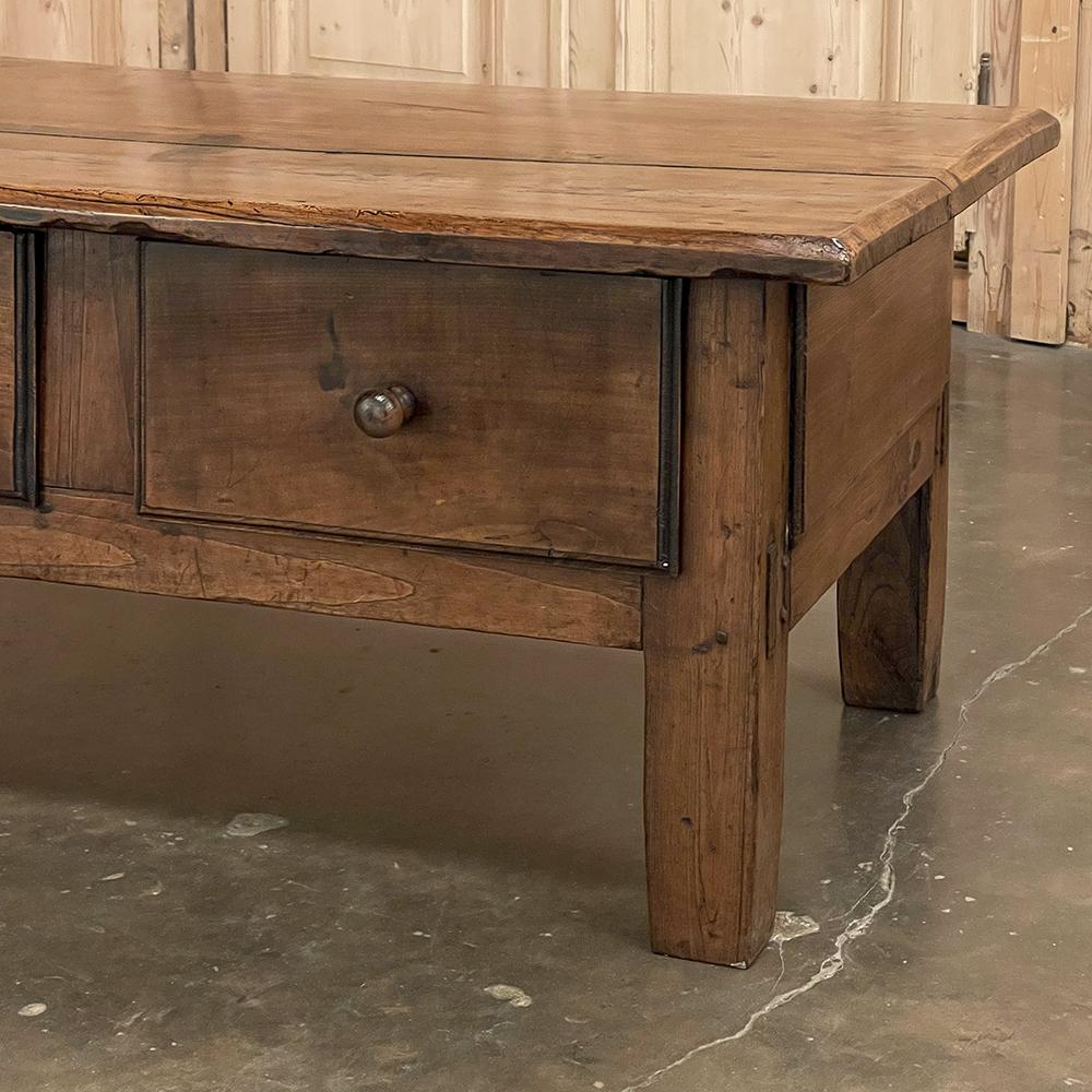 18th Century Rustic Country French Coffee Table at 1stDibs