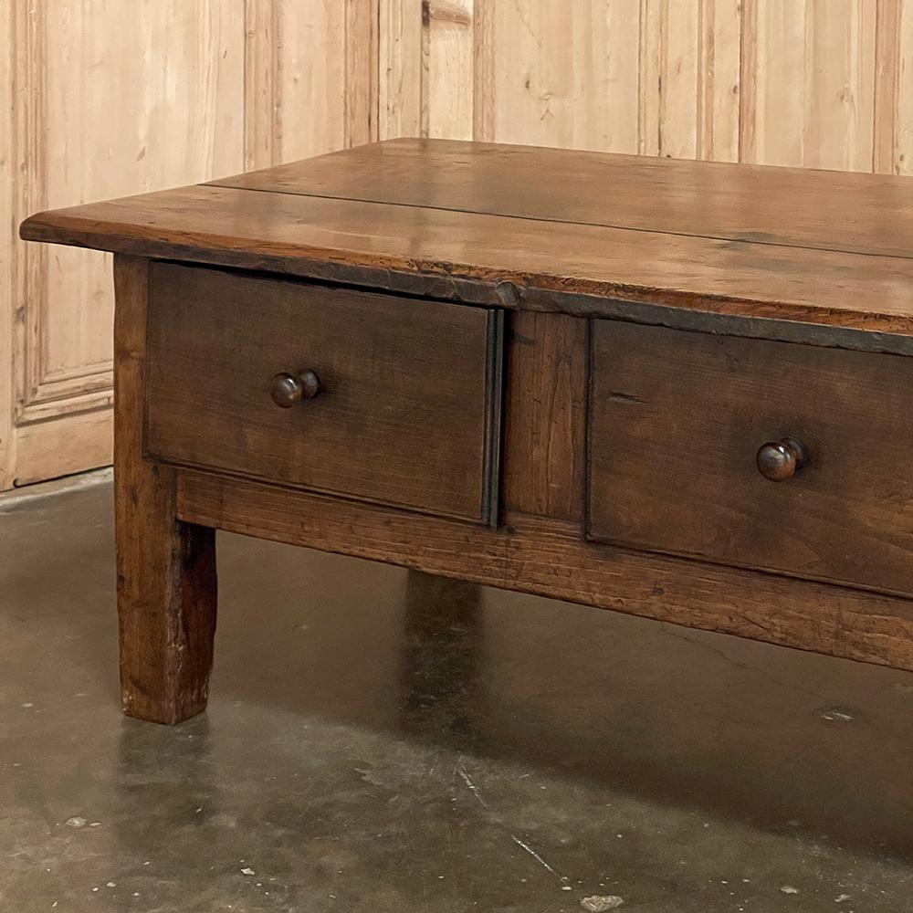18th Century Rustic Country French Coffee Table at 1stDibs