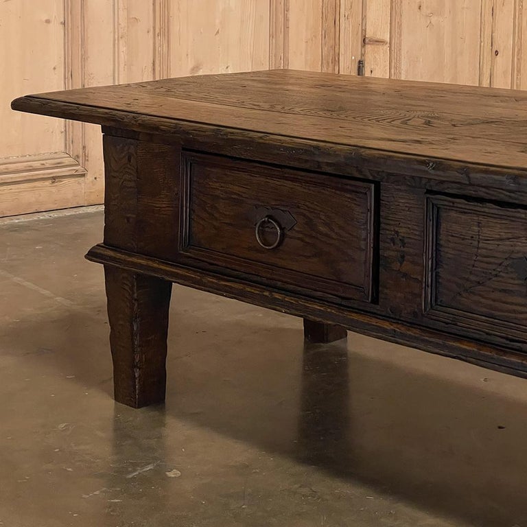 18th Century Rustic Country French Coffee Table For Sale at 1stDibs