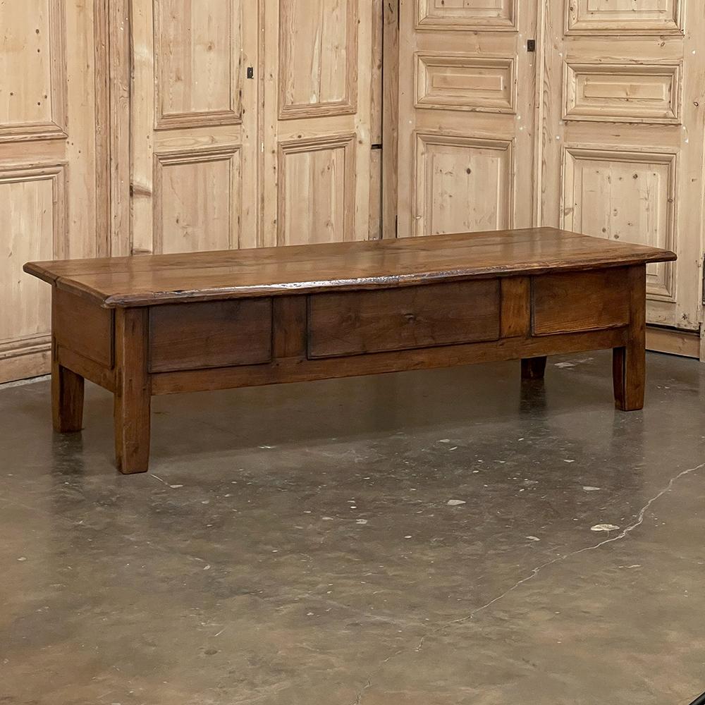 18th Century Rustic Country French Coffee Table at 1stDibs