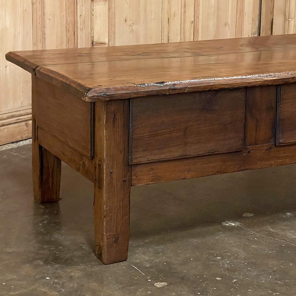 18th Century Rustic Country French Coffee Table at 1stDibs