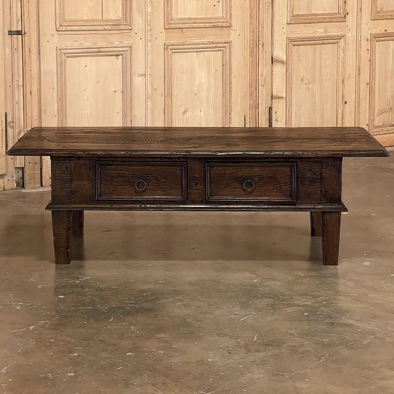 18th Century Rustic Country French Coffee Table For Sale at 1stDibs