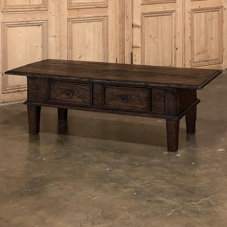 18th Century Rustic Country French Coffee Table For Sale at 1stDibs