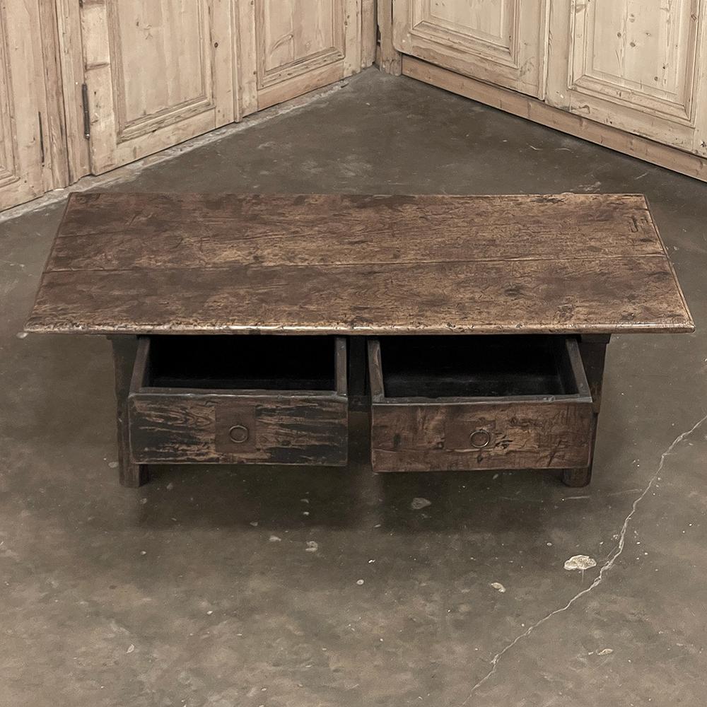 18th Century Rustic Country French Coffee Table For Sale at 1stDibs