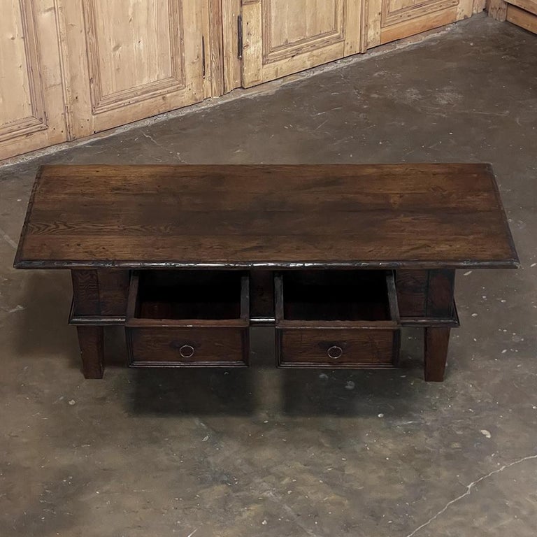 18th Century Rustic Country French Coffee Table For Sale at 1stDibs