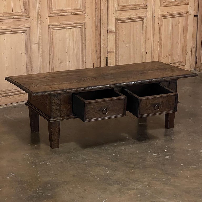 18th Century Rustic Country French Coffee Table For Sale at 1stDibs
