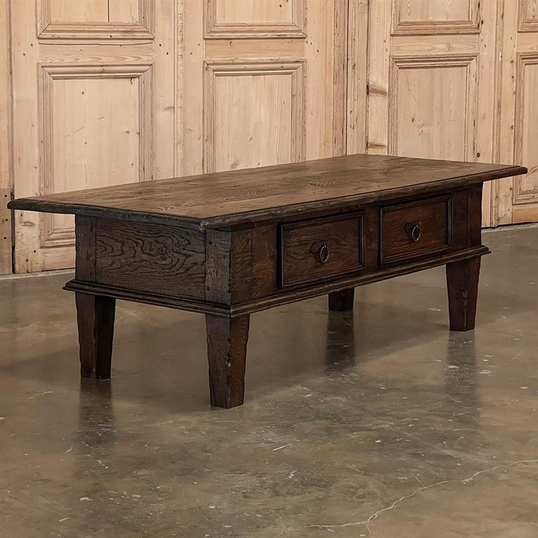 18th Century Rustic Country French Coffee Table For Sale at 1stDibs