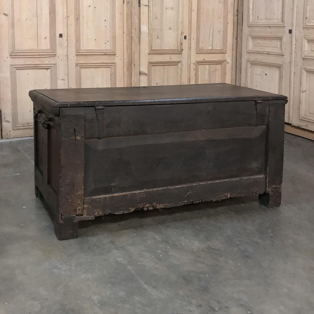 18th Century Rustic Country French Trunk For Sale at 1stDibs