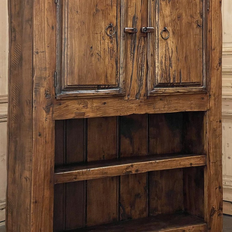 18th Century Rustic Dutch Cupboard ~ Raised Cabinet For Sale at 1stDibs
