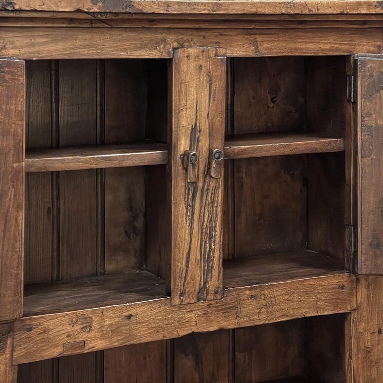 18th Century Rustic Dutch Cupboard ~ Raised Cabinet For Sale at 1stDibs