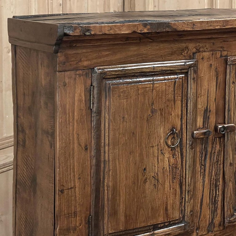 18th Century Rustic Dutch Cupboard ~ Raised Cabinet For Sale at 1stDibs