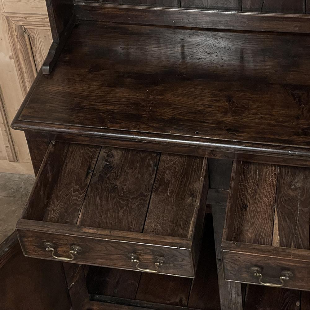 18th Century Rustic English Colonial Cupboard ~ Sideboard with Plate ...
