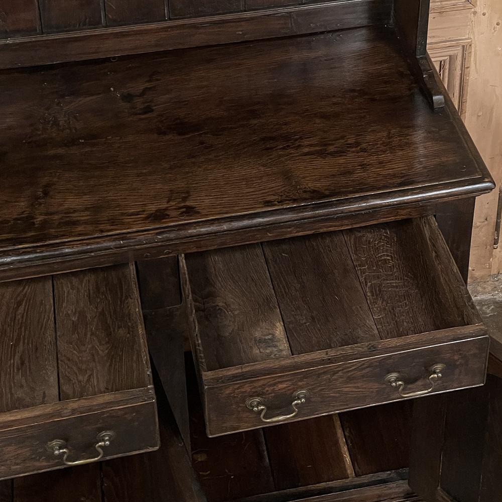 18th Century Rustic English Colonial Cupboard ~ Sideboard with Plate ...