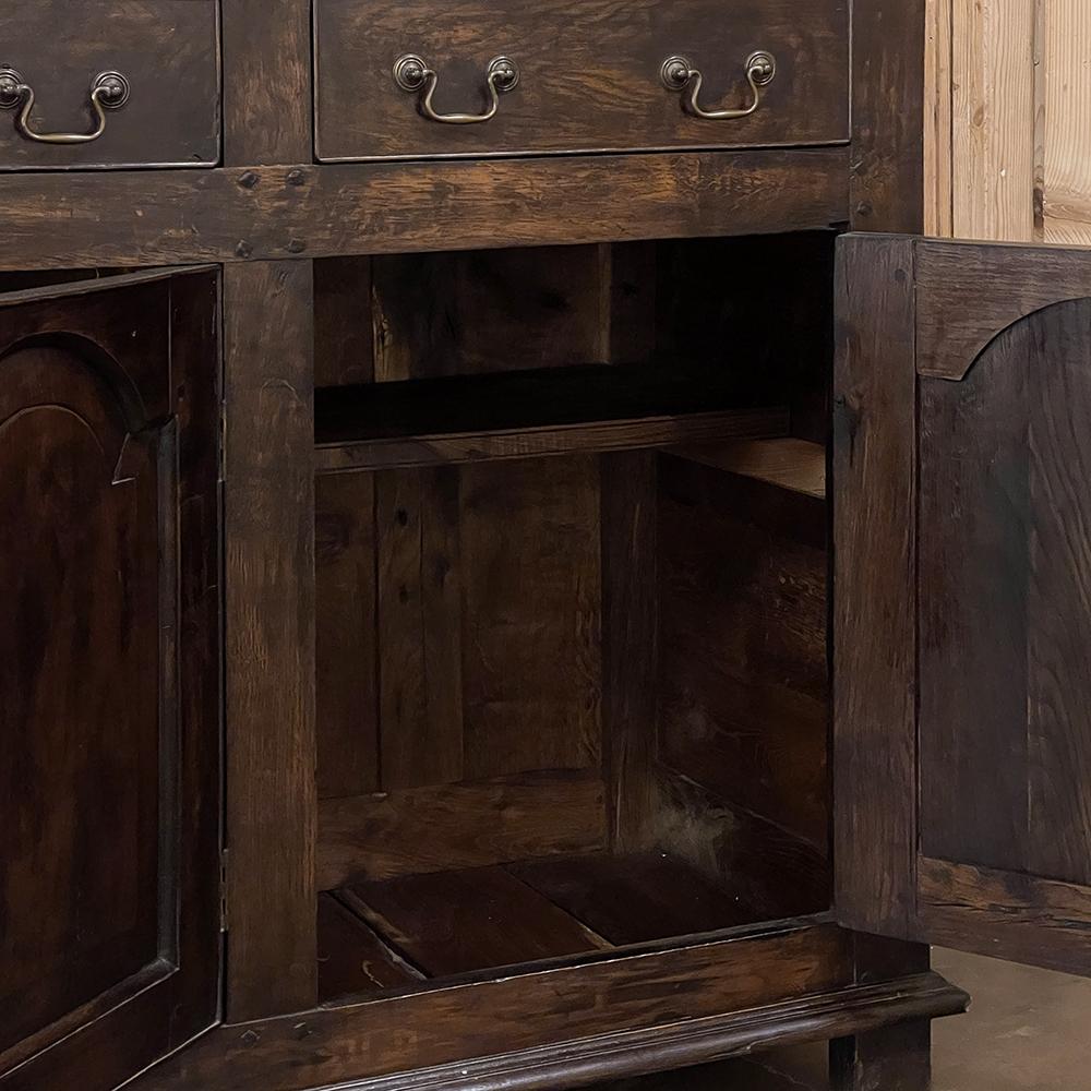 18th Century Rustic English Colonial Cupboard ~ Sideboard with Plate ...