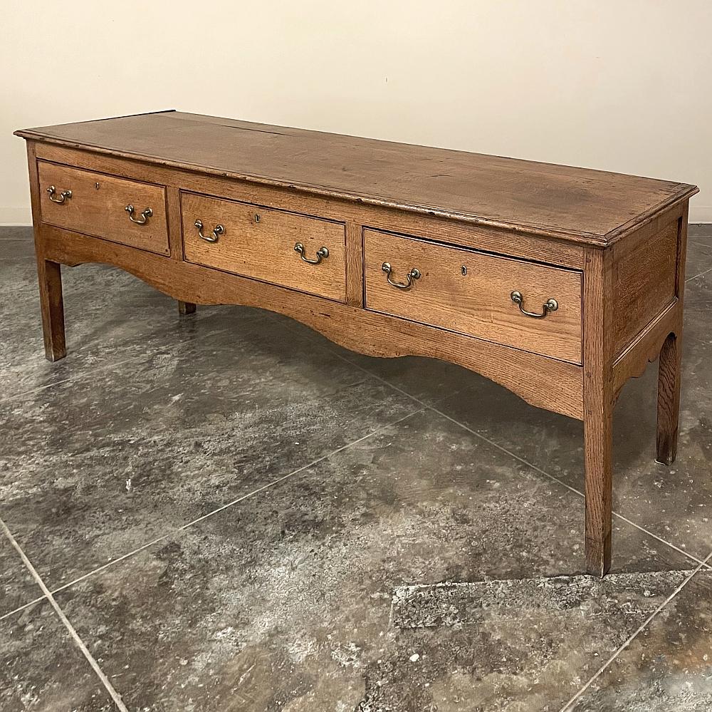 18th Century Rustic English Colonial Sofa Table ~ Console ~ Credenza at ...