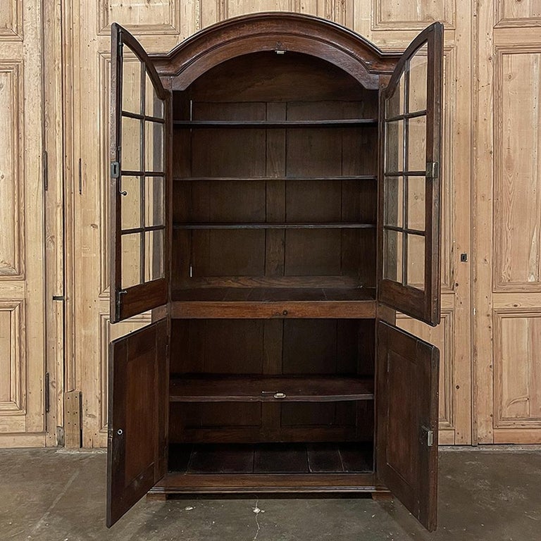 18th Century Rustic French Neoclassical Bookcase For Sale at 1stDibs