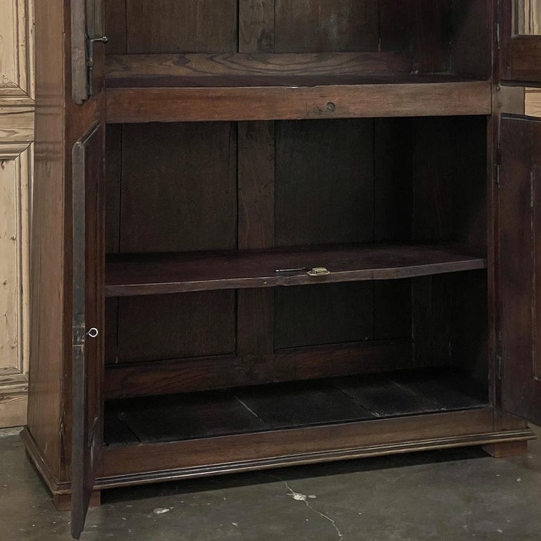 18th Century Rustic French Neoclassical Bookcase For Sale at 1stDibs