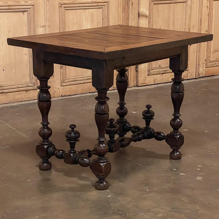 18th Century Rustic Henri II End Table For Sale at 1stDibs