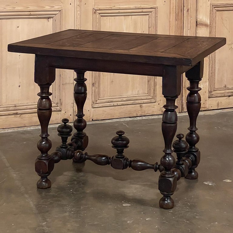 18th Century Rustic Henri II End Table For Sale at 1stDibs