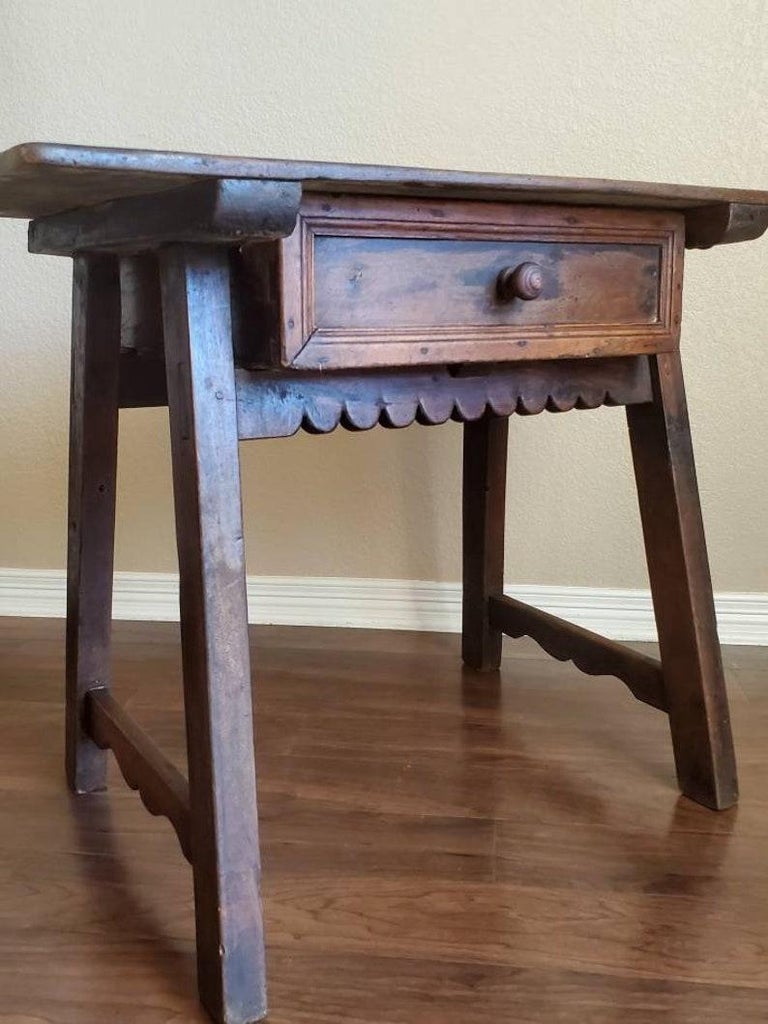 Rustic 18th Century Spanish Colonial Baroque Period Table For Sale at ...