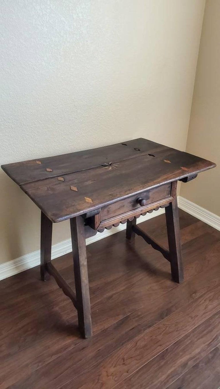 Rustic 18th Century Spanish Colonial Baroque Period Table For Sale at ...
