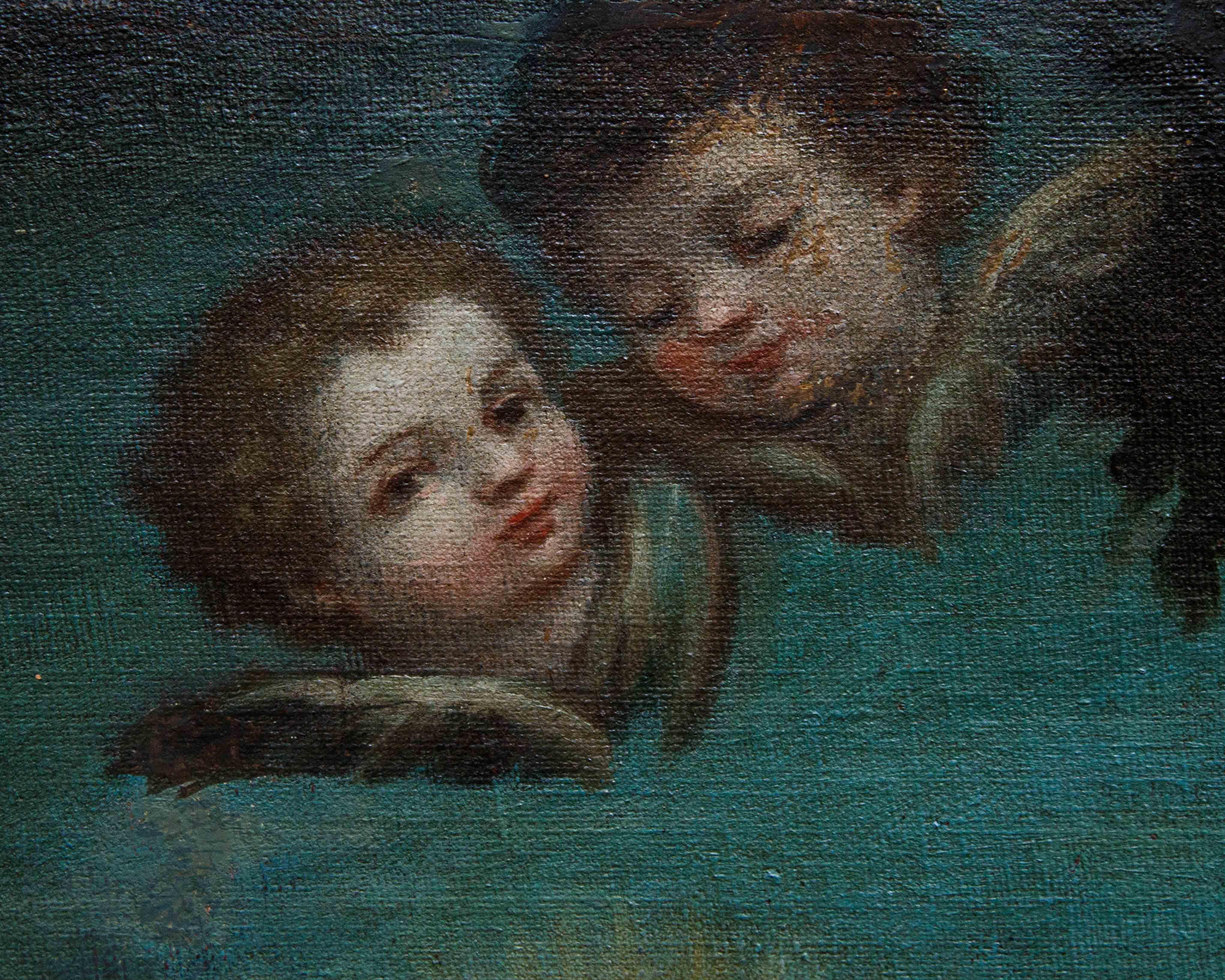 18th Century Saint John with the Child Jesus and Angels Painting ...