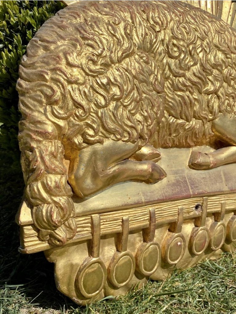 18th Century, Sculpture The Lamb Pascal and The Seven Seals For Sale at ...