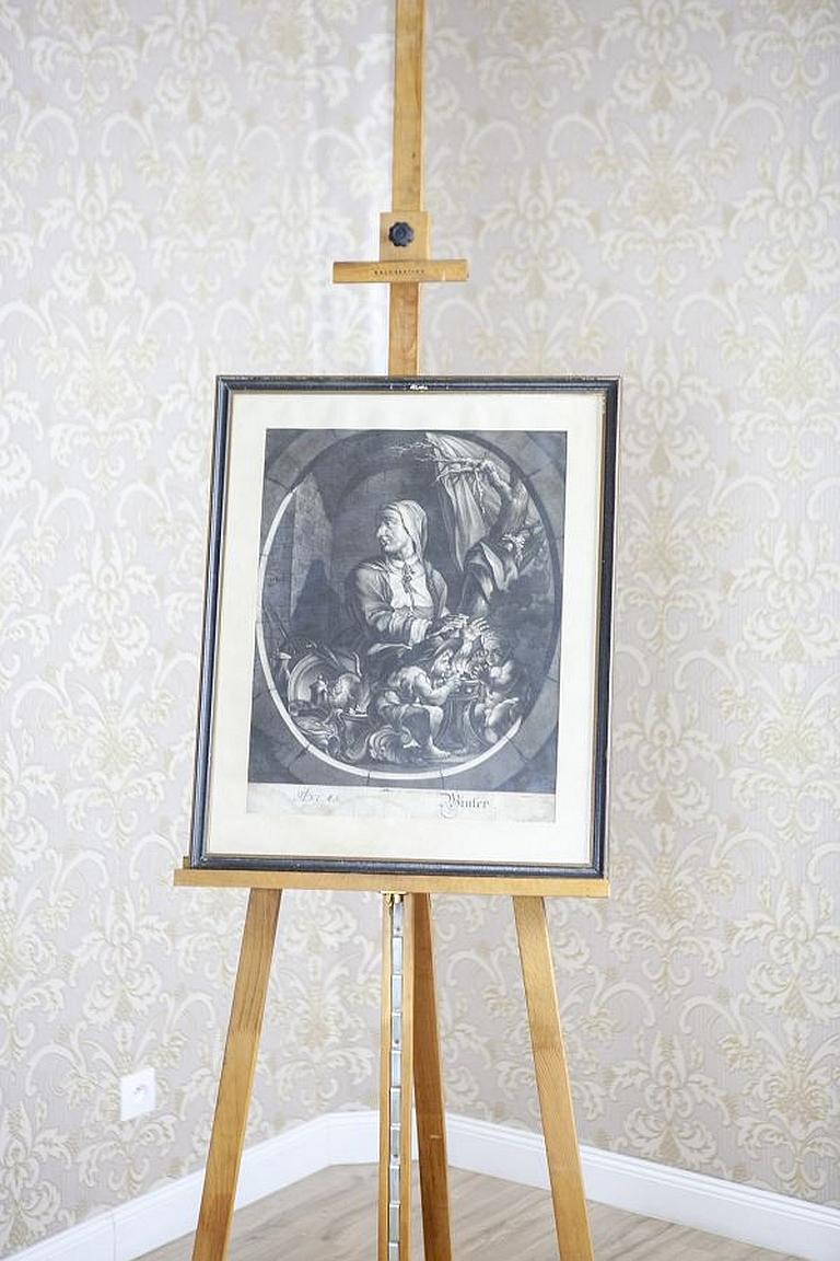 18th-Century Set of Engravings of Seasons Signed by M. E. and J. J ...