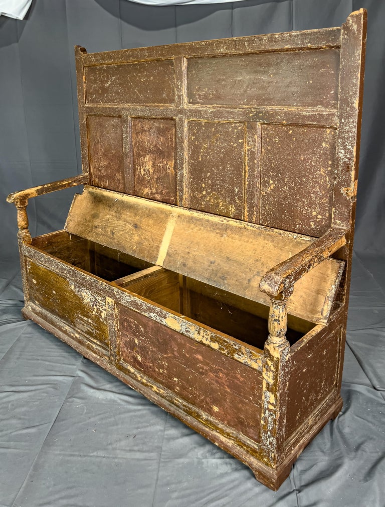 18th Century Settle Bench For Sale at 1stDibs