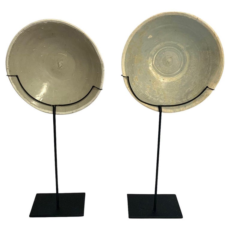 18th Century Ship Wrecked Set of Two Cups Sculpture, Cambodia at 1stDibs
