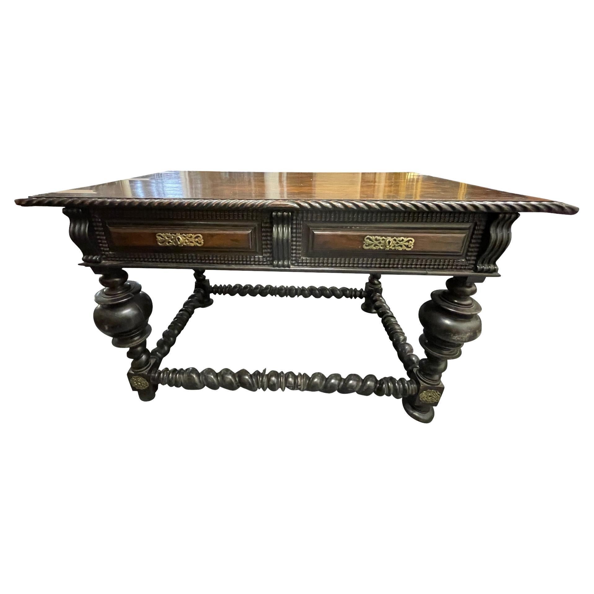 Octagonal Spool Leg Side Table at 1stDibs | antique spool leg table ...