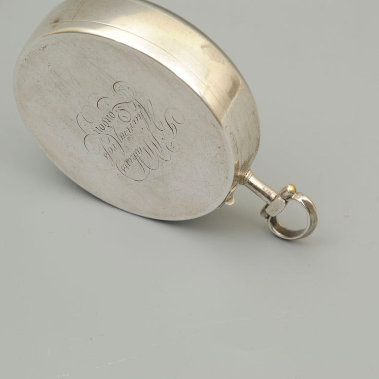 18th Century Silver Pocket Compass by J&W Watkins For Sale at 1stDibs