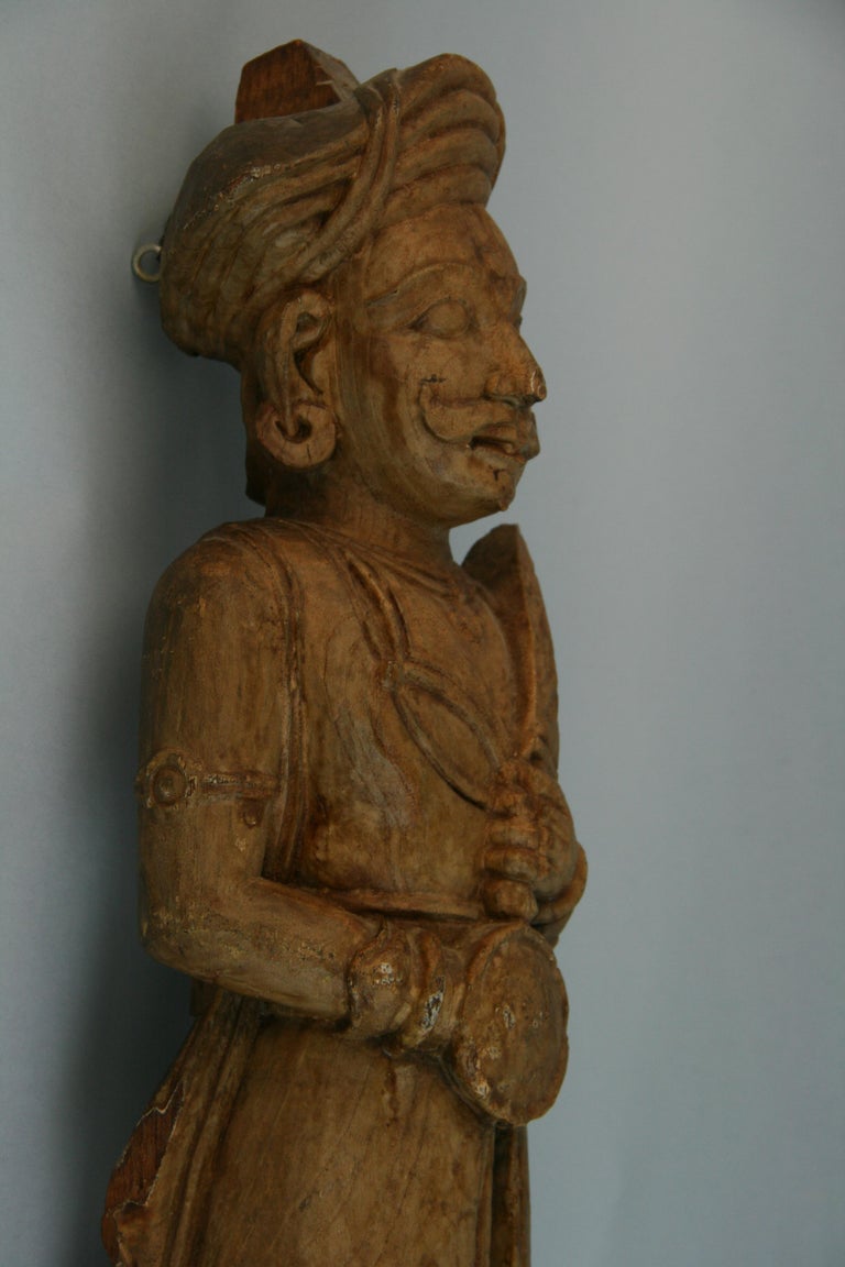 18th Century Southern Hindu Temple Architectural Figural Element For ...