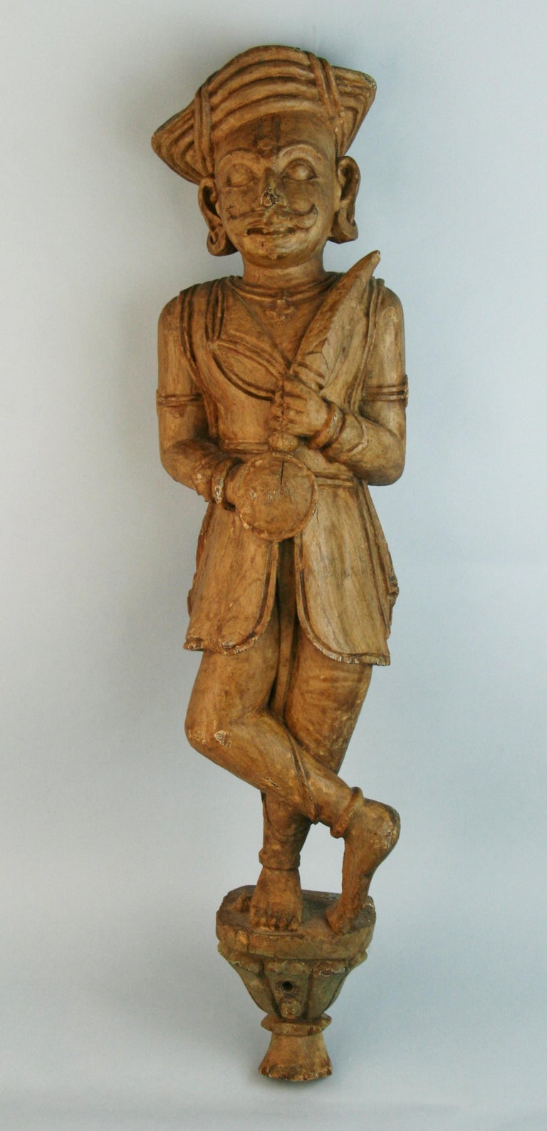 18th Century Southern Hindu Temple Architectural Figural Element For ...