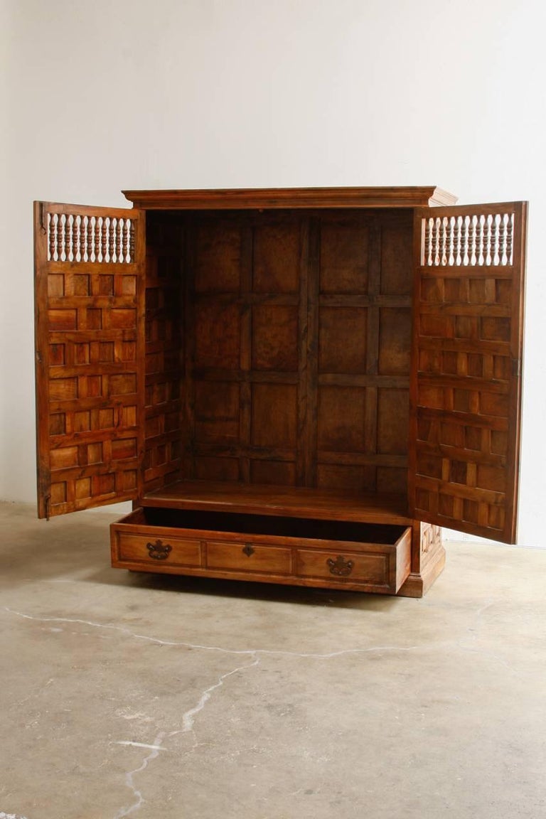 18th Century Spanish Baroque Walnut Armario Armoire at 1stDibs