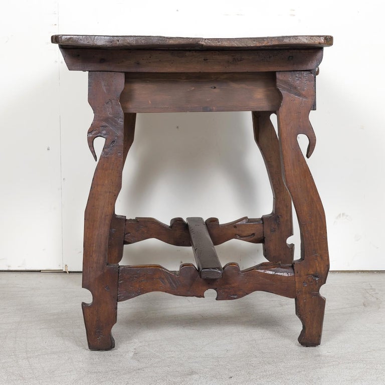 18th Century, Spanish Catalan Walnut Side Table or Desk For Sale at 1stDibs