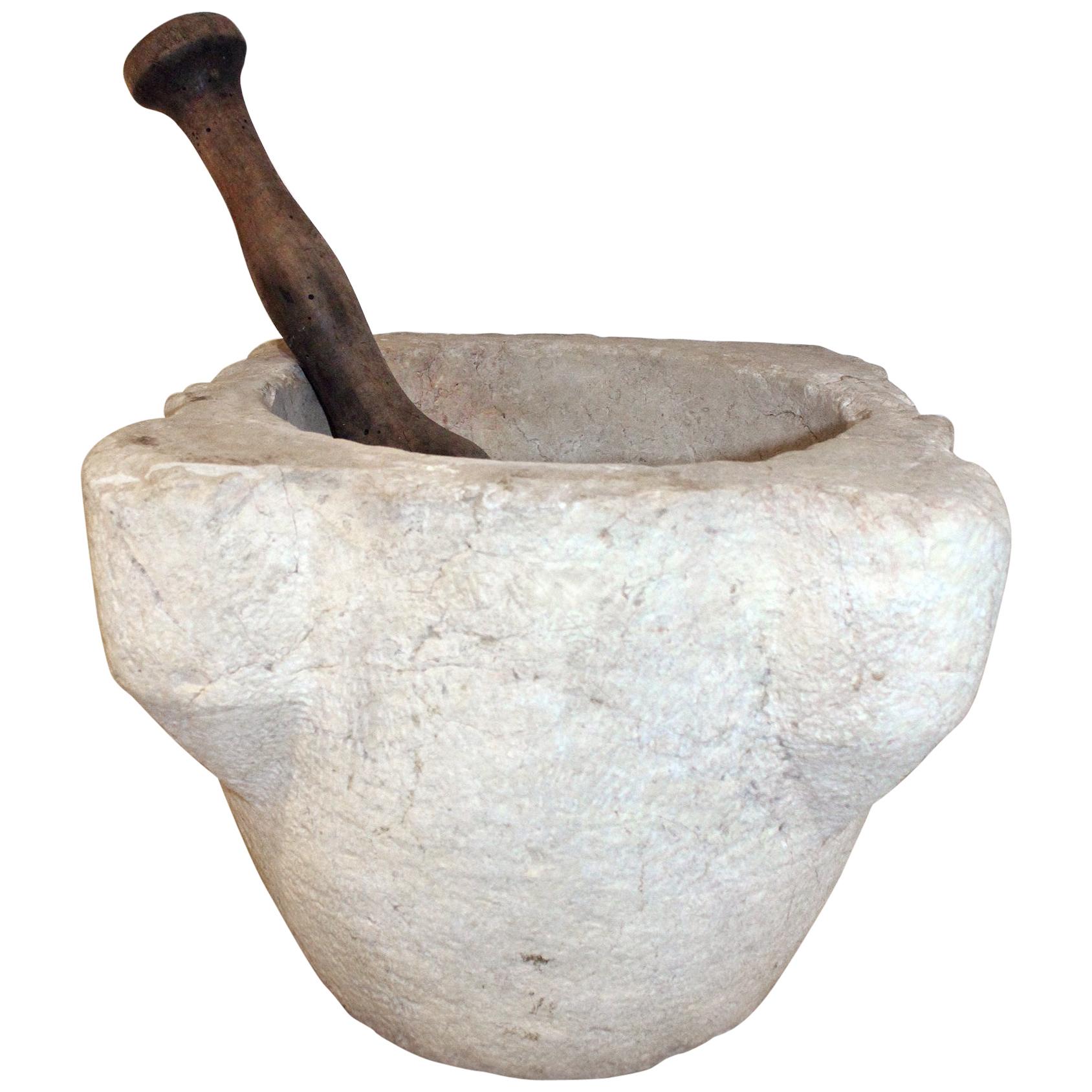 Early 18th Century Wooden Folk Art Ink Sander For Sale at 1stDibs