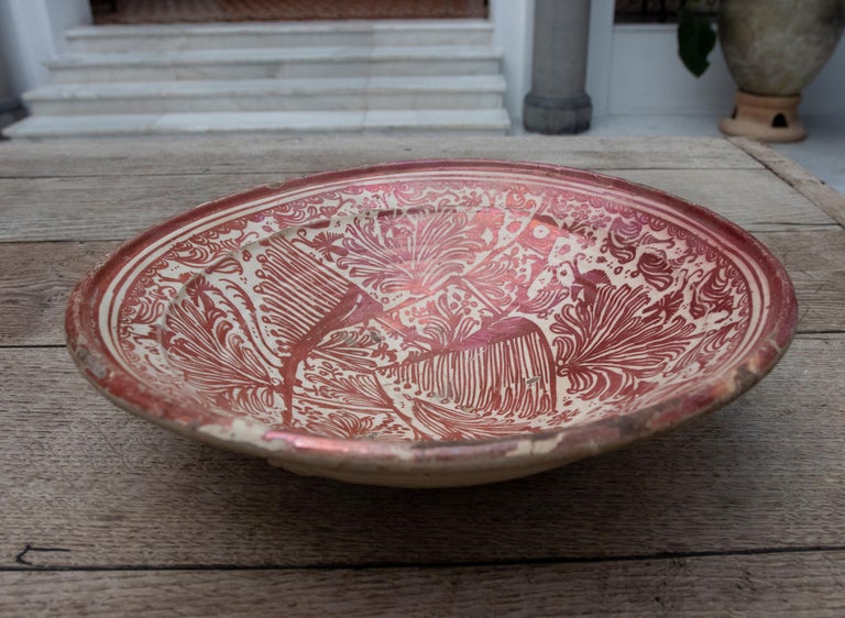 18th Century Spanish Valencian Manises Lusterware Ceramic Plate For ...