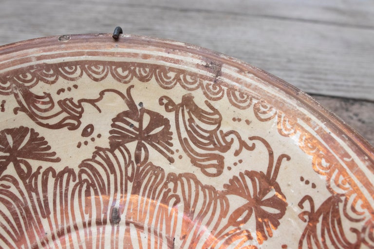 18th Century Spanish Valencian Manises Lusterware Ceramic Plate For ...