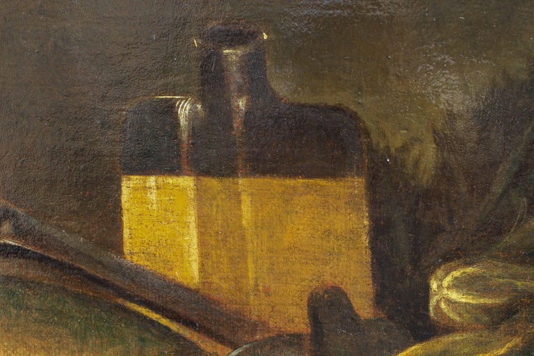 18th Century, Still Life Painting Oil on Canvas Attributed to Nicola ...