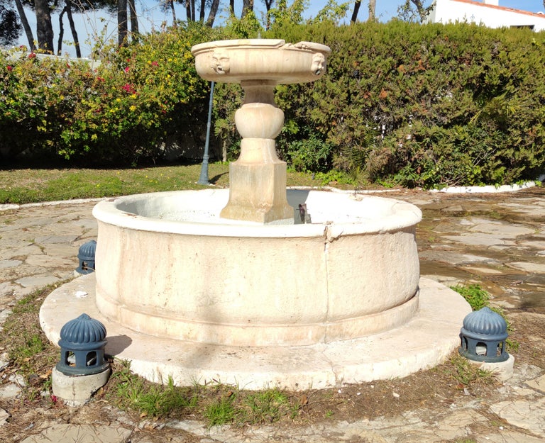 18th Century Stone Fountain and Pool Surround For Sale at 1stDibs