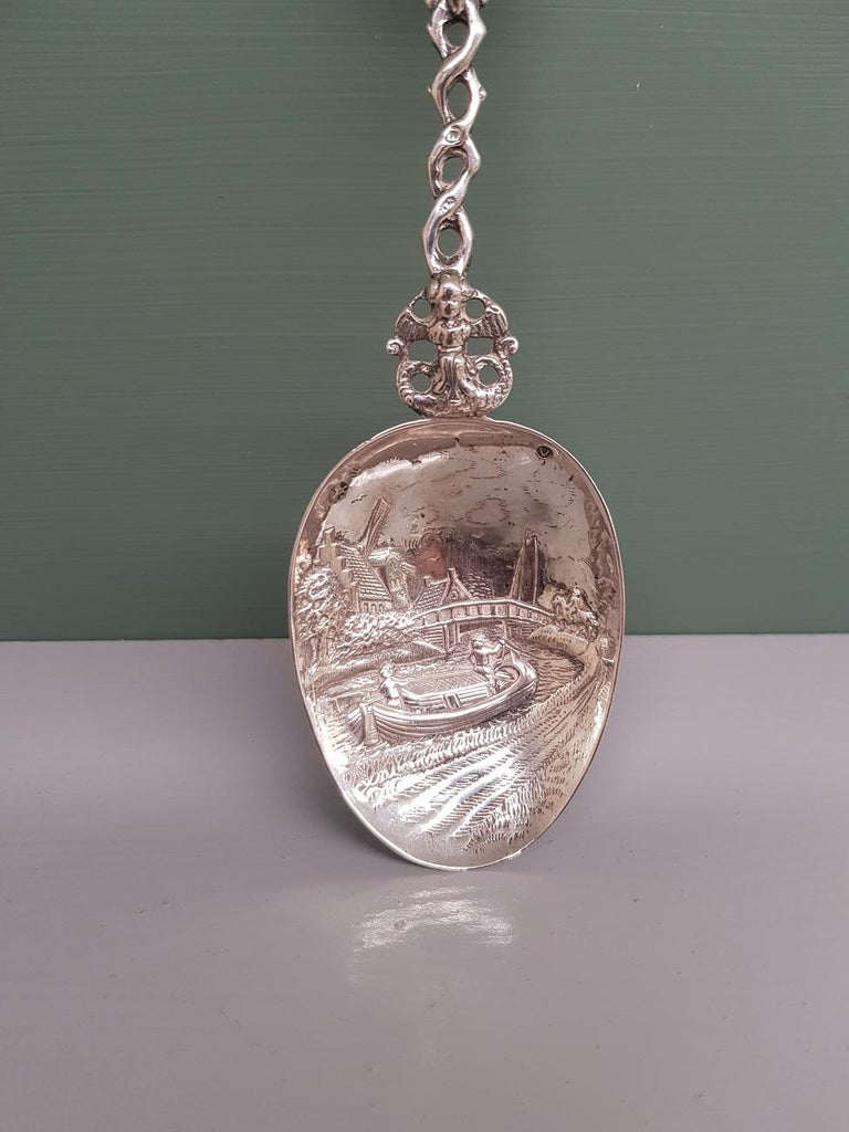 18th Century Style Dutch Silver Spoon For Sale at 1stDibs