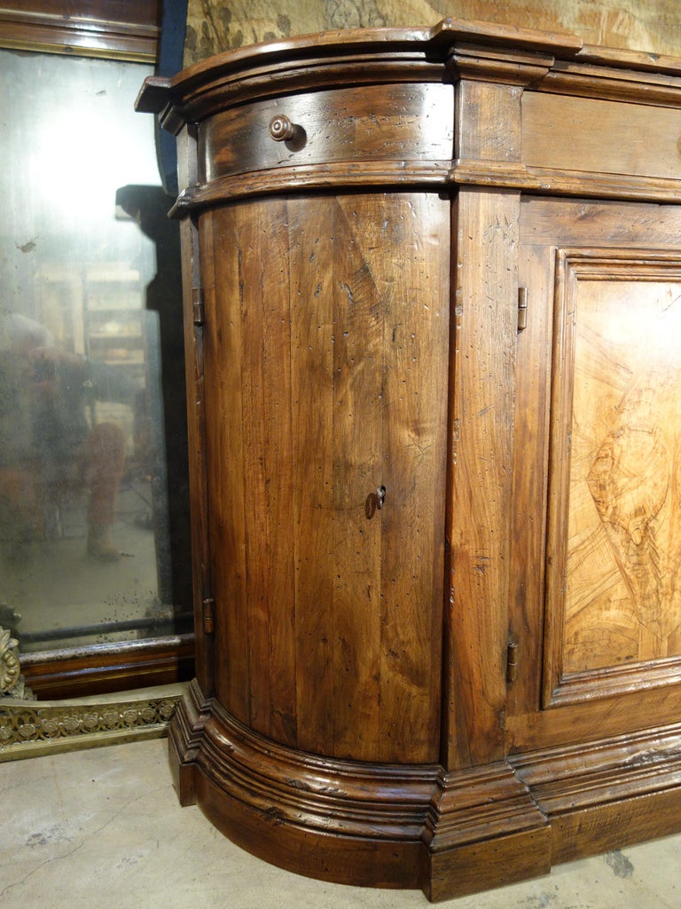 18th C Style Italian BOMBATA RADICA Handcrafted Italian Walnut Credenza ...