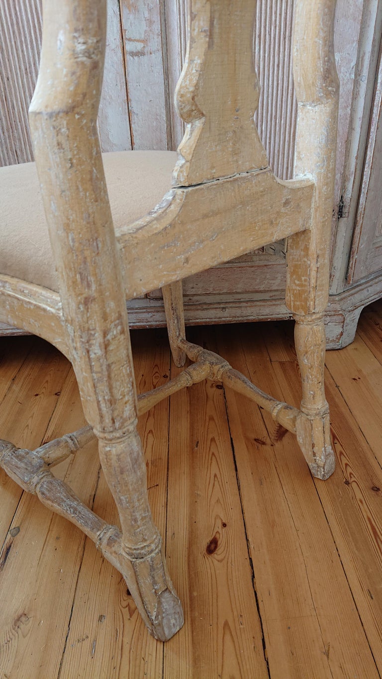 18th Century Swedish Antique Rococo Chair with Original Paint For Sale ...