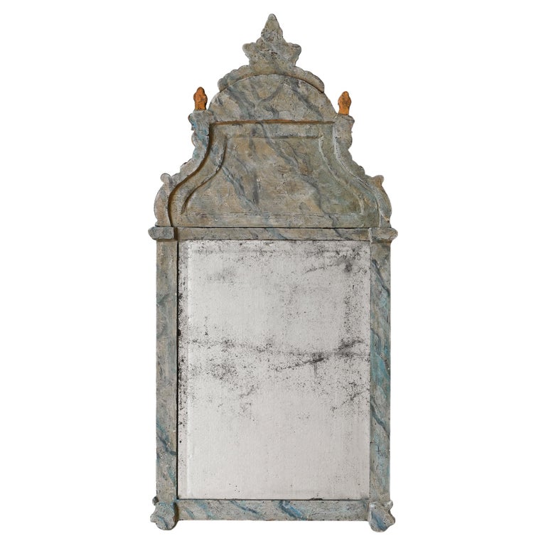 18th Century Swedish Baroque Mirror For Sale at 1stDibs