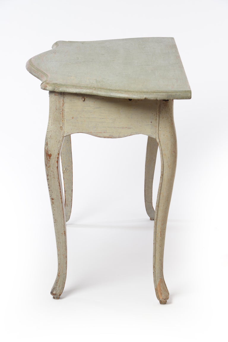18th Century Swedish Console Table with Drawer For Sale at 1stDibs