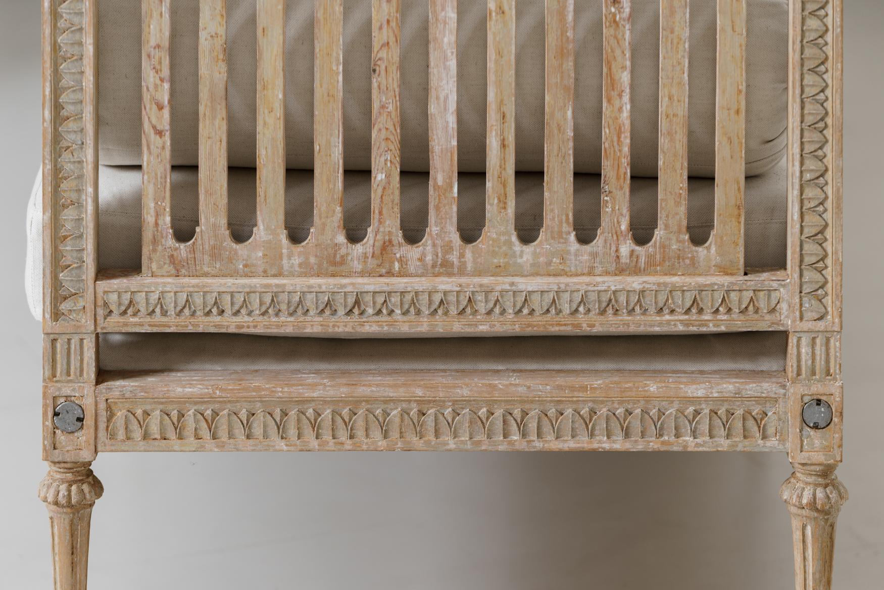 18th Century Swedish Gustavian Period Original Paint Daybed by Johan ...